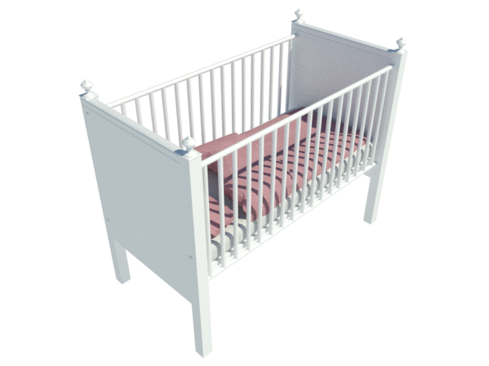 Cuna de bebe de 847 x 1679 mm (Genérico) - Bimtool