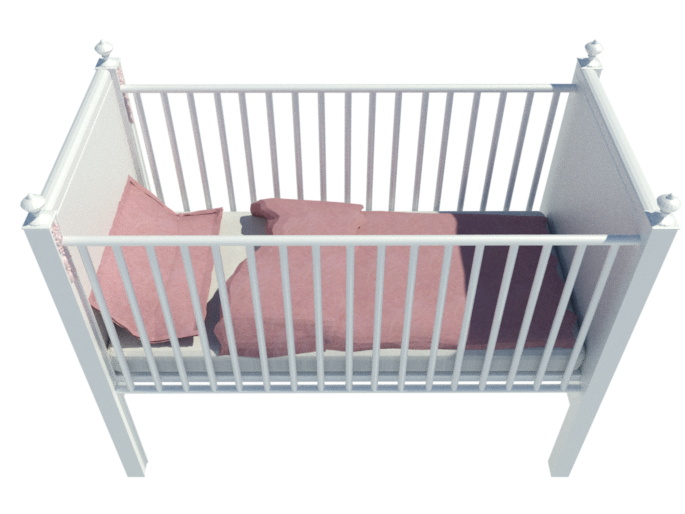 Cuna de bebe de 847 x 1679 mm (Genérico) - Bimtool